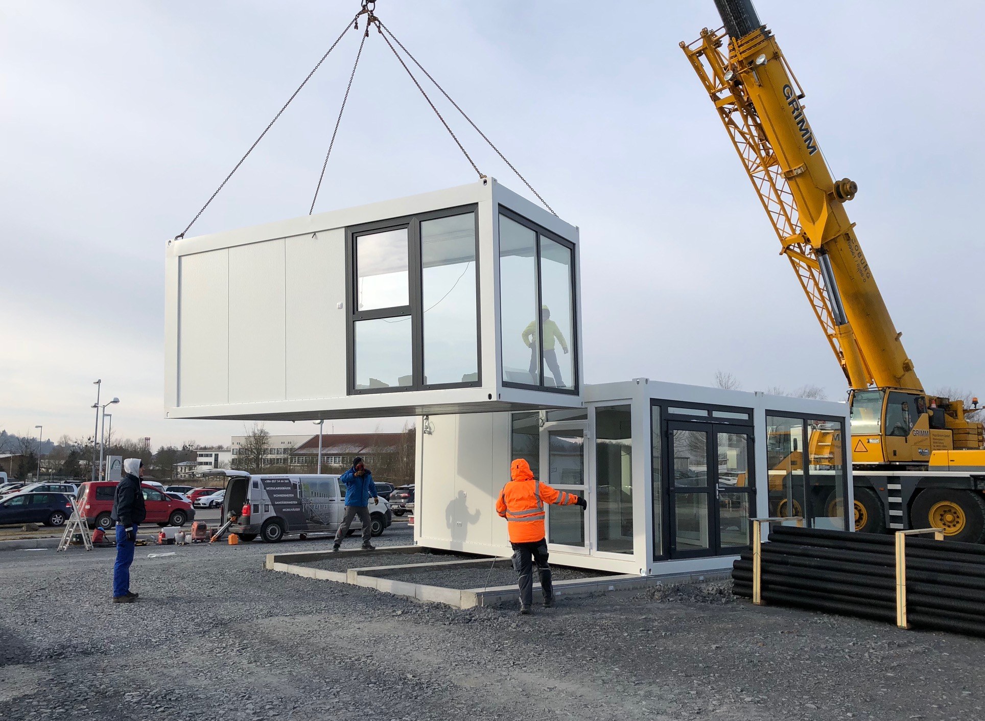 Bürocontainer - Bürocontainer - Raummodule - Produkte - HaCoBau ...